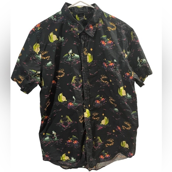 Disney | Shirts | Disney Our Universe Mens Princess And The Frog Button ...